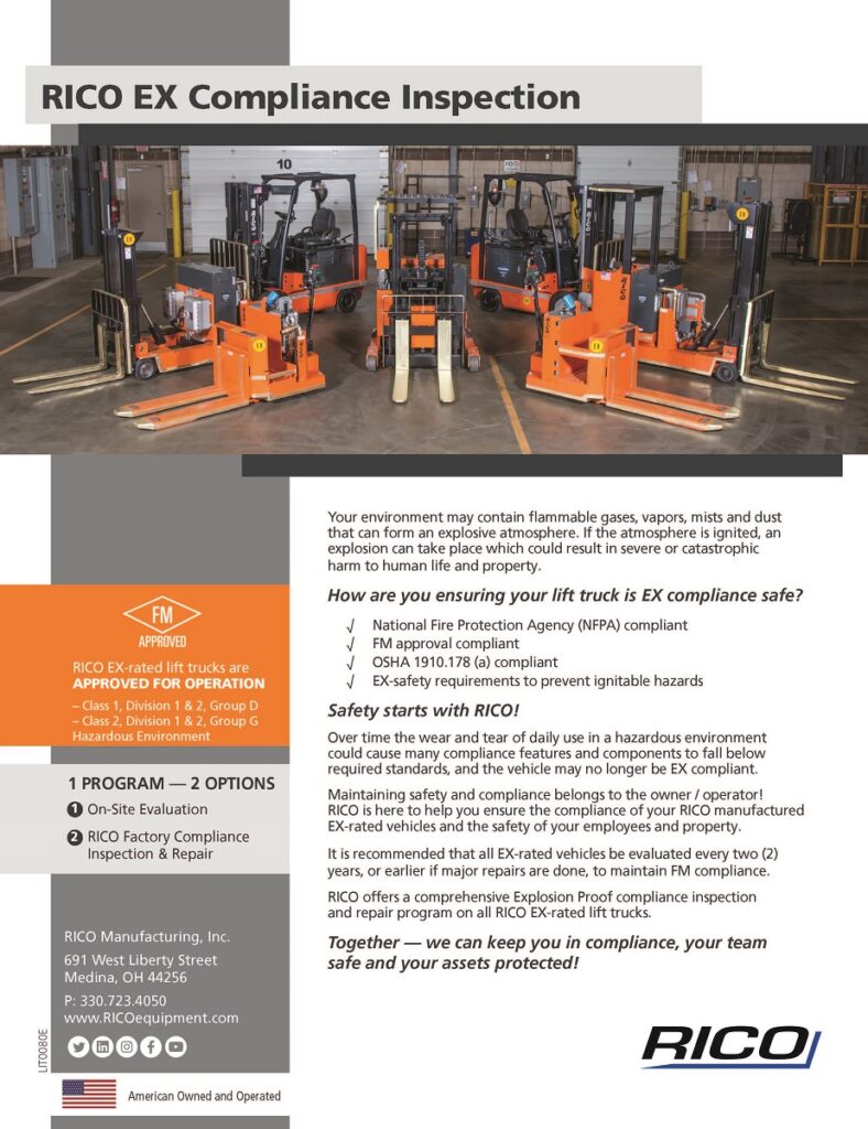 Explosion Proof - RICO Manufacturing